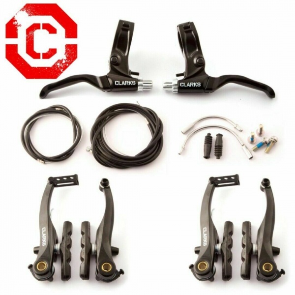 Clarks M4 front rear hydraulic brake set - Cyclemania