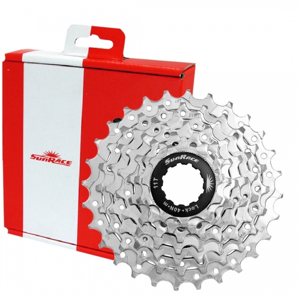 SunRace 7 speed 12-28T bike cassette CSM637BS - Cyclemania